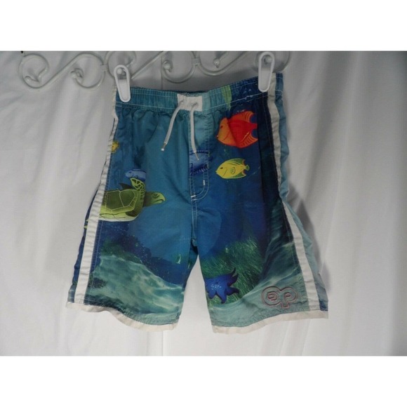 OP | Swim | Ocean Pacific Boys Multicolor Sea Life Swimwear Trunks ...